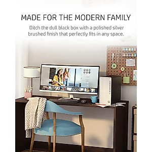 HP Pavilion Desktop PC, AMD Ryzen 3 5300G, 4 GB RAM, 256 GB SSD, Windows 11 Home, Wi-Fi 5 & Bluetooth Connectivity, 9 USB Ports, Wired Mouse and Keyboard Combo, Pre-Built Tower (TP01-2032, 2021)