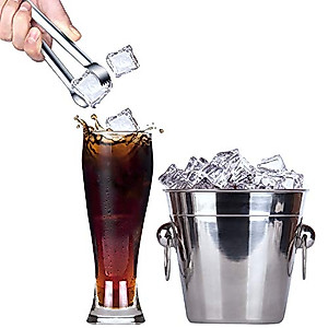 Gejoy 12 Pieces Sugar Tongs Ice Tongs Stainless Steel Mini Serving Tongs Appetizers Tongs Small Kitchen Tongs for Tea Party Coffee Bar Kitchen (Silver Curved Tip)