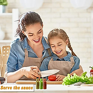 Mini Liquor Bottles,50 Pack Empty Spirit Bottles with Black Cap,1oz/30ml Mini Alcohol Bottles with 20 Funnels,Miniature Bottles for Weddings,Party Favors