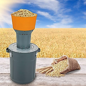 Grain Mill Grinder Electric, 13.2 Gallons Grain Mill Grinder Electric Corn Grinder with 5 Sieves, Flour Mill Wheat Grinder for Home and Farm Feed Grinding (50L)