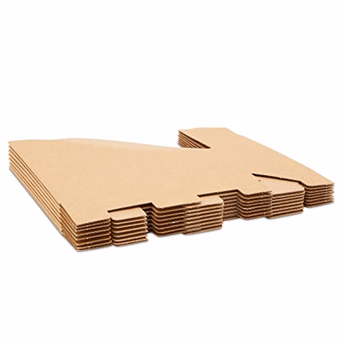 Juvale 8 Pack Kraft Paper Material Cardboard Magazine Holder with Labels for Bookshelf, Desktop File Organizer for Documents (3.5 x 10.2 x 10.6 In)