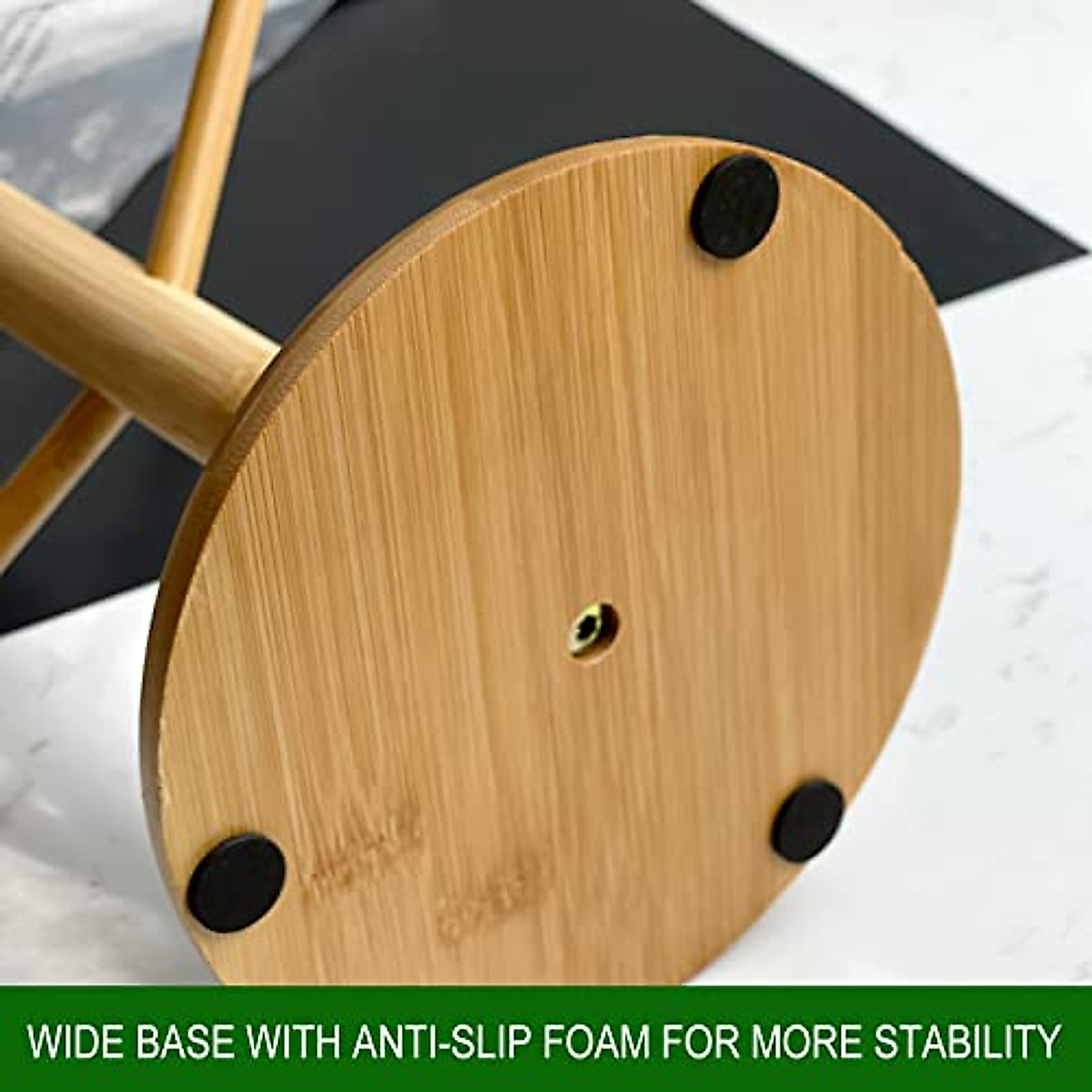 TREES & BREEZE Mug Holder, Coffee Cup Holder for Counter, Mug Tree, Wooden Mug Stand