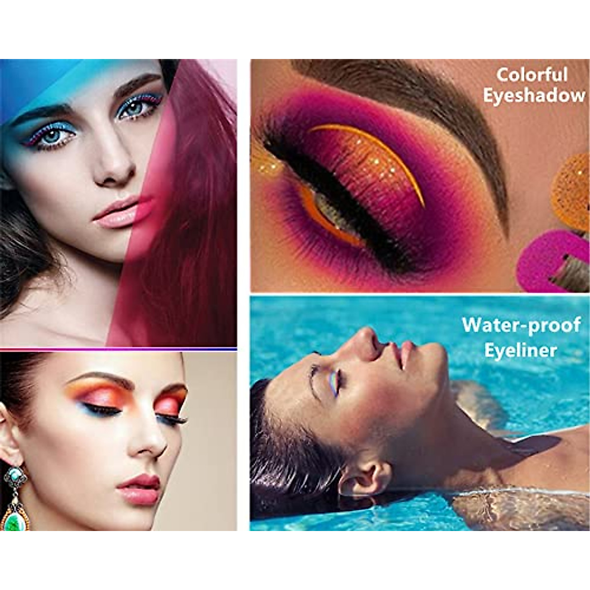 Go Ho 6 PCS Colorful Eyeshadow Eye Liners Set, Colored Eyeliner Pencils Pearl Eyeliner Kit Glitter Eye Liners for Women,Shimmer Metallic Eyeliner Pencil Professional Eye Color & lip Liner Makeup