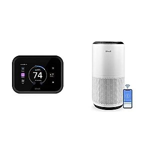 LEVOIT Air Purifiers for Home Large Room & LEVOIT Smart Thermostat for Home,WiFi Programmable Digital Thermostat