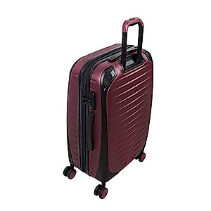 it luggage Lineal 32" Hardside Checked 8 Wheel Expandable Spinner, Red