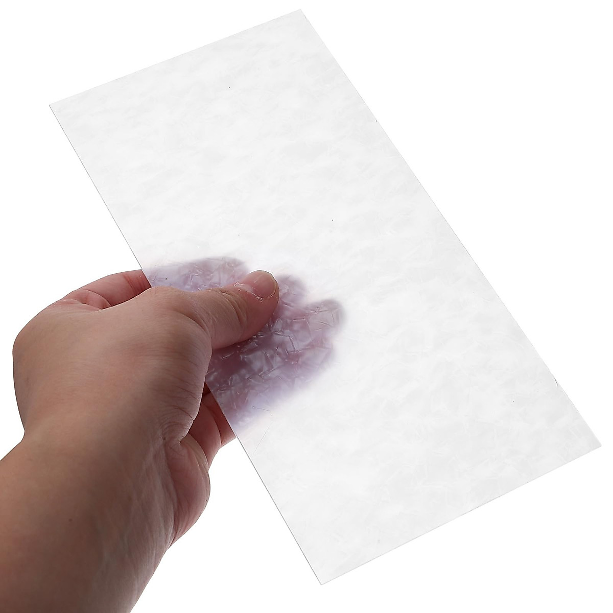 SUPVOX 2pcs Inlay Material White Mother of Pearl Shell Blanks Sheet Rectangle Inlay Material for Guitar