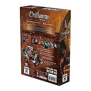 Oriflamme Ablaze - Fiery Standalone Compatible with The Original Strategic Medieval Card Game, Add New Layers of Deception and Tactics, Ages 10+, 3-5 Players, 20 Minute Playtime, Made by Studio H