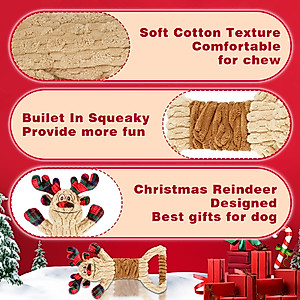 HUMLANJ Turkey Dog Toy Thanksgiving Plush Toys for Aggressive Chewers Durable Interactive Dog Squeaky Chew Toys Puppy Stuffed Toys Small Medium Large Dogs