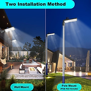 Nanbone LED Parking Lot Light 200W/Dusk to Dawn Outdoor Lighting/Commercial Area Security Lighting/LED Parking Pole Light for Stadium Sport Garage Driveway Pathway (200, Watts)