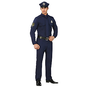 Fun Costumes - Men's Plus Size Police Cop Costume for Men 3X