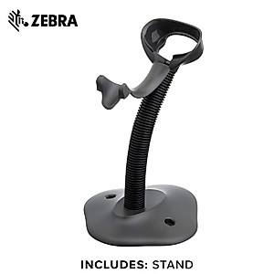 Zebra Gooseneck Stand for LS2208 Series Handheld Scanner Twilight Black 20-61019-02R