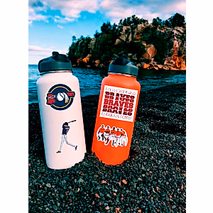 24 PCS American Baseball Stickers for Water Bottle, Laptop, Bicycle, Computer, Motorcycle, Travel Case, Car Decal Decoration Sticker 2-2.5 inches