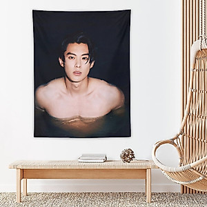 BAOJUN Dylan Wang Actor China Poster Sexy Artworks Polyester Tapestry Room Aesthetic Wall Art Prints Home Modern Decor Gifts 30"x40"