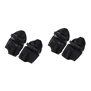 Healeved 2 Pairs Ballet Half Toe Socks Dance Shoes Thong Womens Dance Paws Jazz Practice Dance Paws Ballet Dance Forefoot Covers Jazz Dance Foot Thongs Full Palm Fitness Dancing Shoes