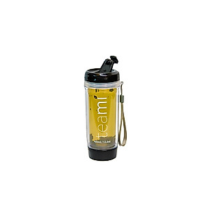 Teami Tea Tumbler Infuser Bottle - Black, 20 Ounce - BPA FREE - Double Walled Mug, Hot or Cold - Our Best Infusion Bottles for Infused Fruit, Smoothies, Tea, even Coffee