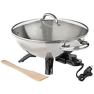 Presto 5900 1500-Watt Stainless-Steel Electric Wok