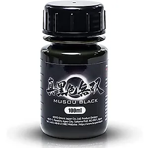 Musou Black Water-based Acrylic Paint - 100ml - Made in Japan - Blackest Black in the World