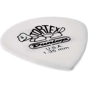 Dunlop 478P1.35 TORTEX White JAZZ III Picks (12-Pack) 1.35 mm