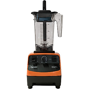 Dynamic Mixers BL001.1 BlendPro 1 (TM-767A) 3-Horsepower Commercial Professional Blender 50 Ounce, 120 Volt, black and orange
