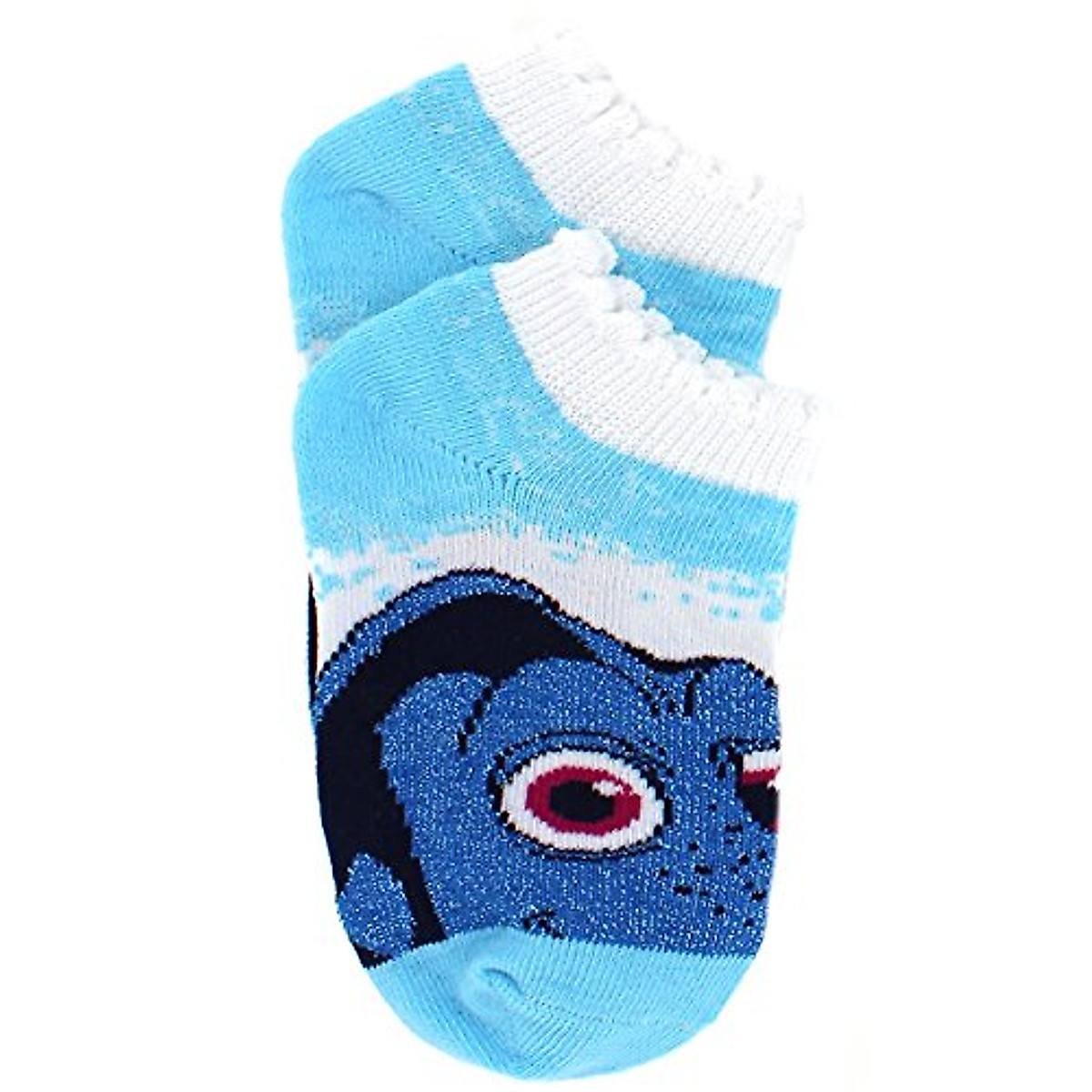Finding Dory Nemo Girls 5 pack Socks (Shoe: 10-4 (Sock: 6-8), Lurex Dory Pastel)