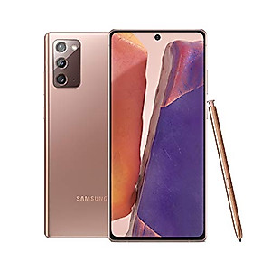 Samsung Galaxy Note 20 5G Factory Unlocked Android Cell Phone, US Version, 128GB of Storage, Mobile Gaming Smartphone, Long-Lasting Battery, Mystic Bronze, SM-N981UZNAXAA