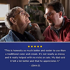 Gillette TREO Razor, Designed For Caregivers To Shave Someone Else, 15 Disposable Razors With Built-in Shave Gel