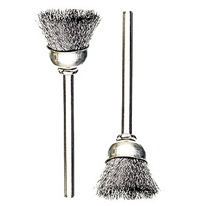 Rocaris 36Pcs Brass Steel Wire Brush Polishing Wheels Full kit for Rotary Tools