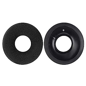 Geekria Comfort Velour Replacement Ear Pads for Sennheiser HD25-1, HD25, HD25SP, 25SP-II Headphones Ear Cushions, Headset Earpads, Ear Cups Cover Repair Parts (Black)