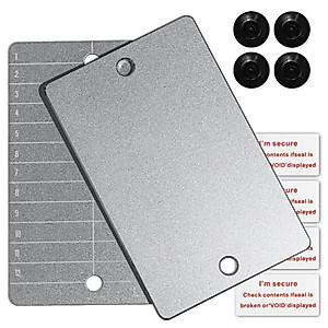 CONDOLD Steel Bitcoin Wallet Cryptocurrency Seed Storage Indestructible Cold Wallet Phrases Mnemonic Metal for Private Keys Supports up to 24 Words for Storing Bitcoin, Ethereum, ERC20 and More with