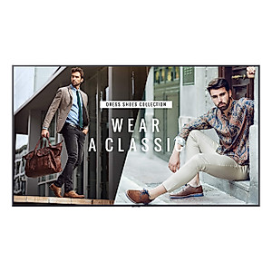 Samsung 43-Inch BE43T-H Pro TV | Commercial | Easy Digital Signage Software | 4K | HDMI | USB | Tuner | Speakers | 250 nits, Black