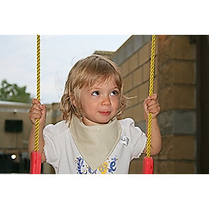 5-Pack Stylish Baby Bandana Drool Bibs 2 Ply 100% Naturall Colored Cotton - Neutral and Absorbent for Boys and Girls