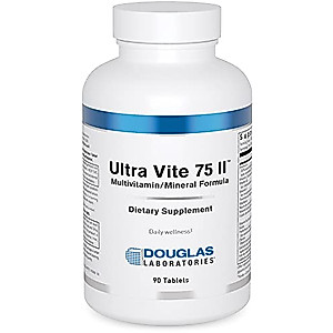 Douglas Laboratories Ultra Vite 75 II | Vitamin/Mineral/Trace Element Supplement | 90 Tablets