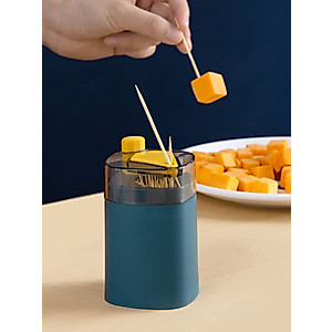 H&W 3PCS Toothpick Holder Dispenser, Toothpick Holder, Pop-Up Automatic Toothpick Dispenser for Kitchen Restaurant Thickening Toothpicks Without Toothpicks