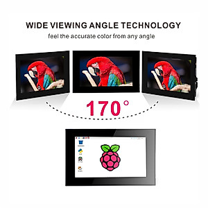OSOYOO 3.5 Inch DSI Touchscreen RPi5 LCD Display for Raspberry Pi5 4 3 2 B B+ |Capacitive Finger Touch Screen | Plug and Play Monitor Compatible with Raspbain Ubuntu Kali RetroPie Windows 10 IOT core