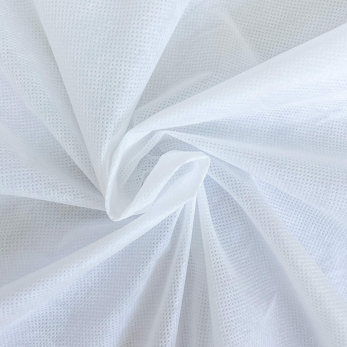 House2Home 60" x 3 yards Nonwoven 100% Polypropylene Fabric | Non-Woven Spunbond Interfacing for Sewing and Filters, 42 GSM (Medium Weight)
