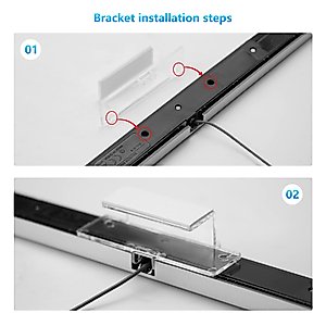 2 in 1 Wii AV Cables Composite Audio Video Cable + Wii Sensor Bar Wii Wired Infrared Ray Sensor Bar Compatible with Nintendo Wii and Wii U