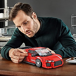 ZYLEGEN Sports Car Technique Car Building Kit,MOC Building Blocks Set to Build,Hypercar Model Building Kit,Collectible Race Car Display Model,Creative for Car Lovers,FKP(363Pcs)