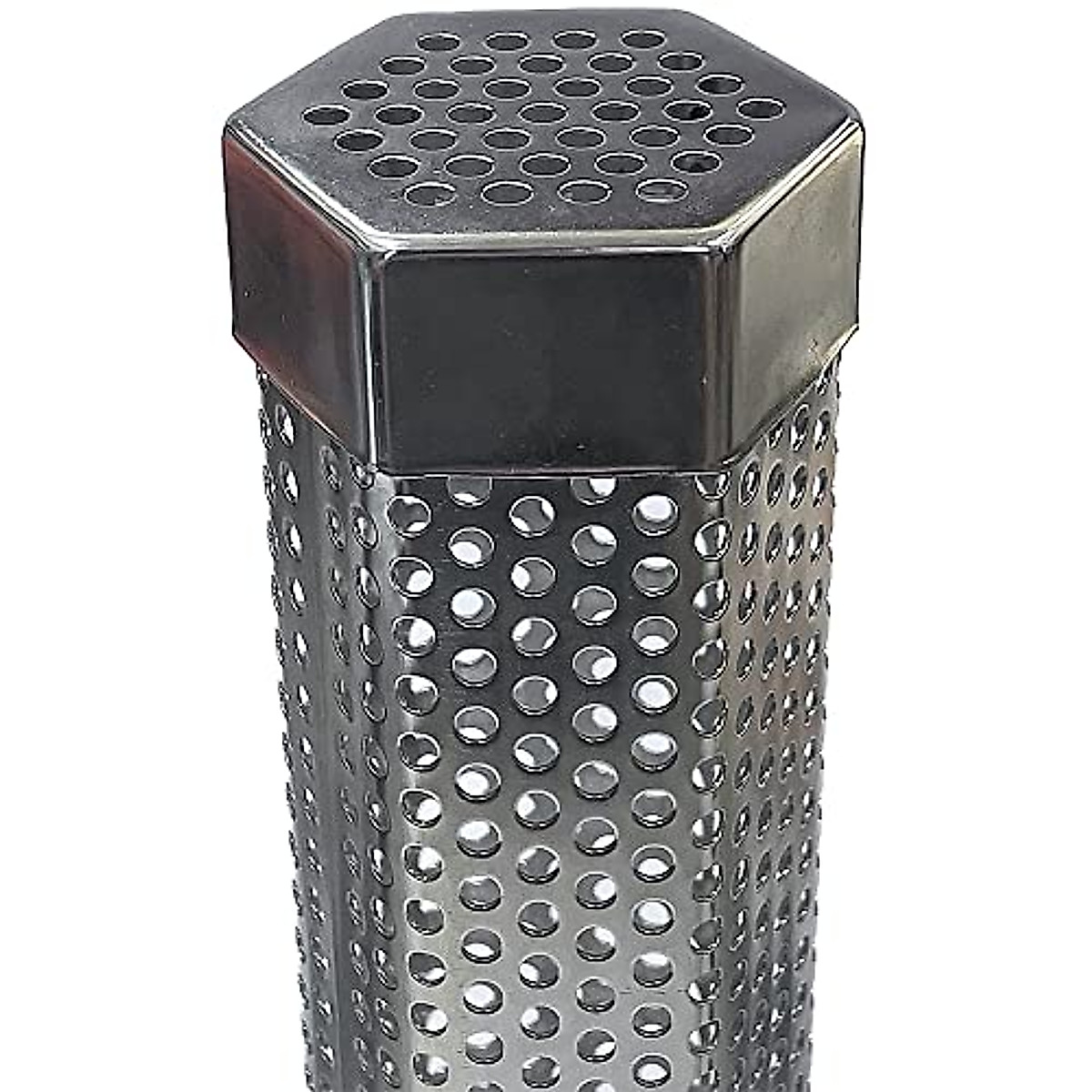 Cosmostar Hexagon Pellet Smoker Tube 12 inches Stainless Steel for Any Grill or Smoker, Hot or Cold Smoking,Premium BBQ Smoker Generator Tube-5 Hours of Billowing Smoke.
