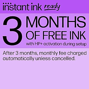 HP Envy Inspire 7255e Wireless Color All-in-One Printer with Bonus 6 Months Instant Ink (1W2Y9A) (Renewed Premium), White