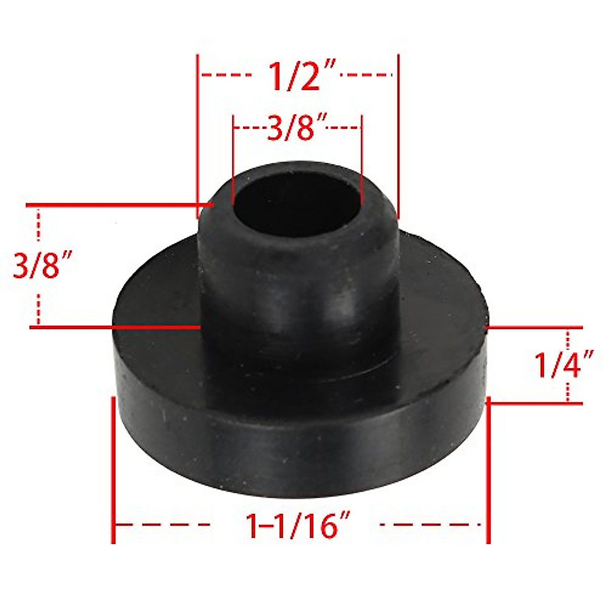 HIPA (Pack of 3) 46-6560 104047 Fuel Tank Bushing fits for John Deere Toro Wheel Horse Riding Mower Lawn Tractor
