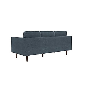 Amazon Brand – Rivet Revolve Modern Upholstered Sofa Couch, 80"W, Denim Blue