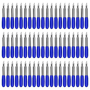 60 Pcs Replacement Blades Compatible with Cricut Explore Air 2/Air 3 Maker Expression Vinyl Cutting Machines 60 Degree Fine Point Blades