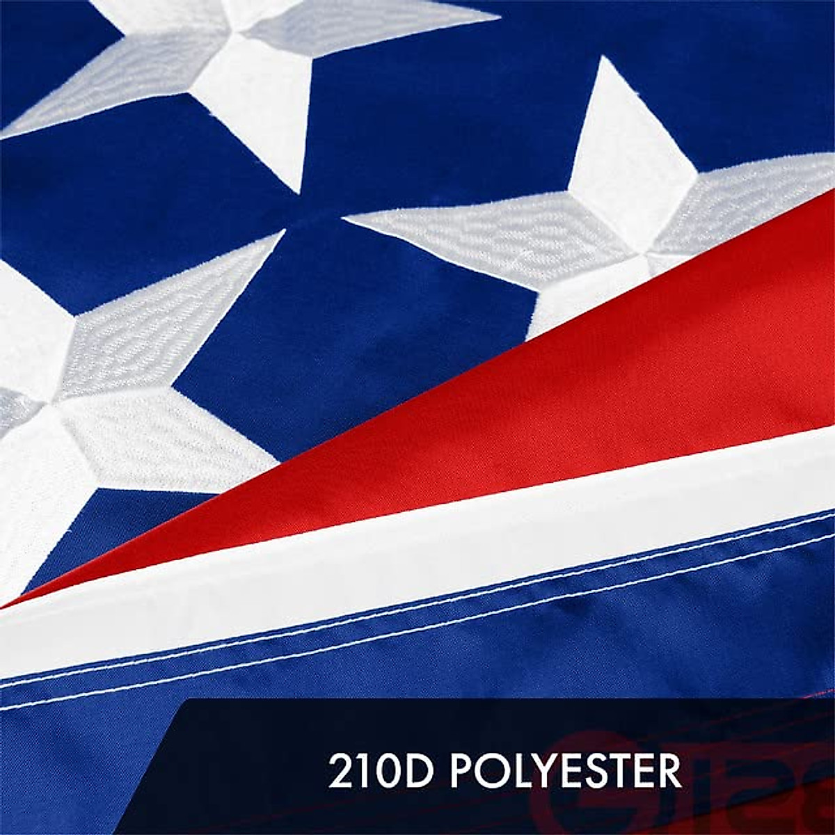 G128 Tennessee State Flag | 3x5 Ft | ToughWeave Series Embroidered 300D Polyester | Embroidered Design, Indoor/Outdoor, Brass Grommets