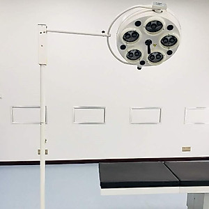 EustomA LED Shadowless Exam Light Floor Portable Mobile Lamp 25LED Bulbs 180°Rotation FKLED-5