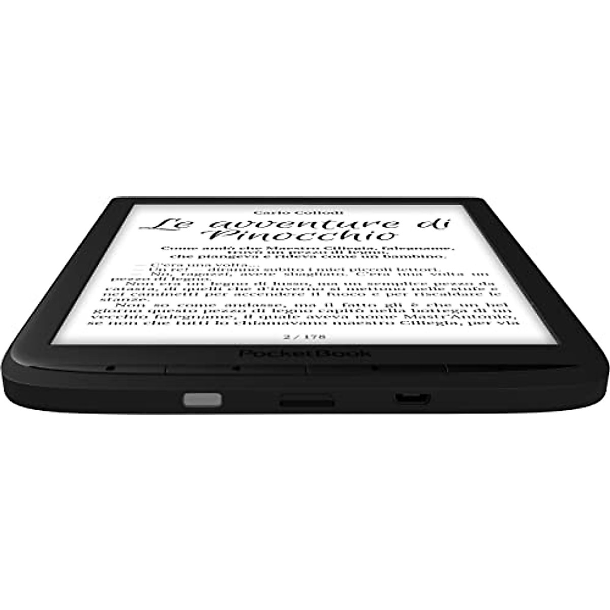 PocketBook InkPad 3 | Large 7.8ʺ Glare-Free & Eye-Friendly E Ink Technology | Touchscreen | Wi-Fi | Text-to-Speech Function | Audio Output | Audiobooks | Adjustable SMARTlight | Micro-SD Slot