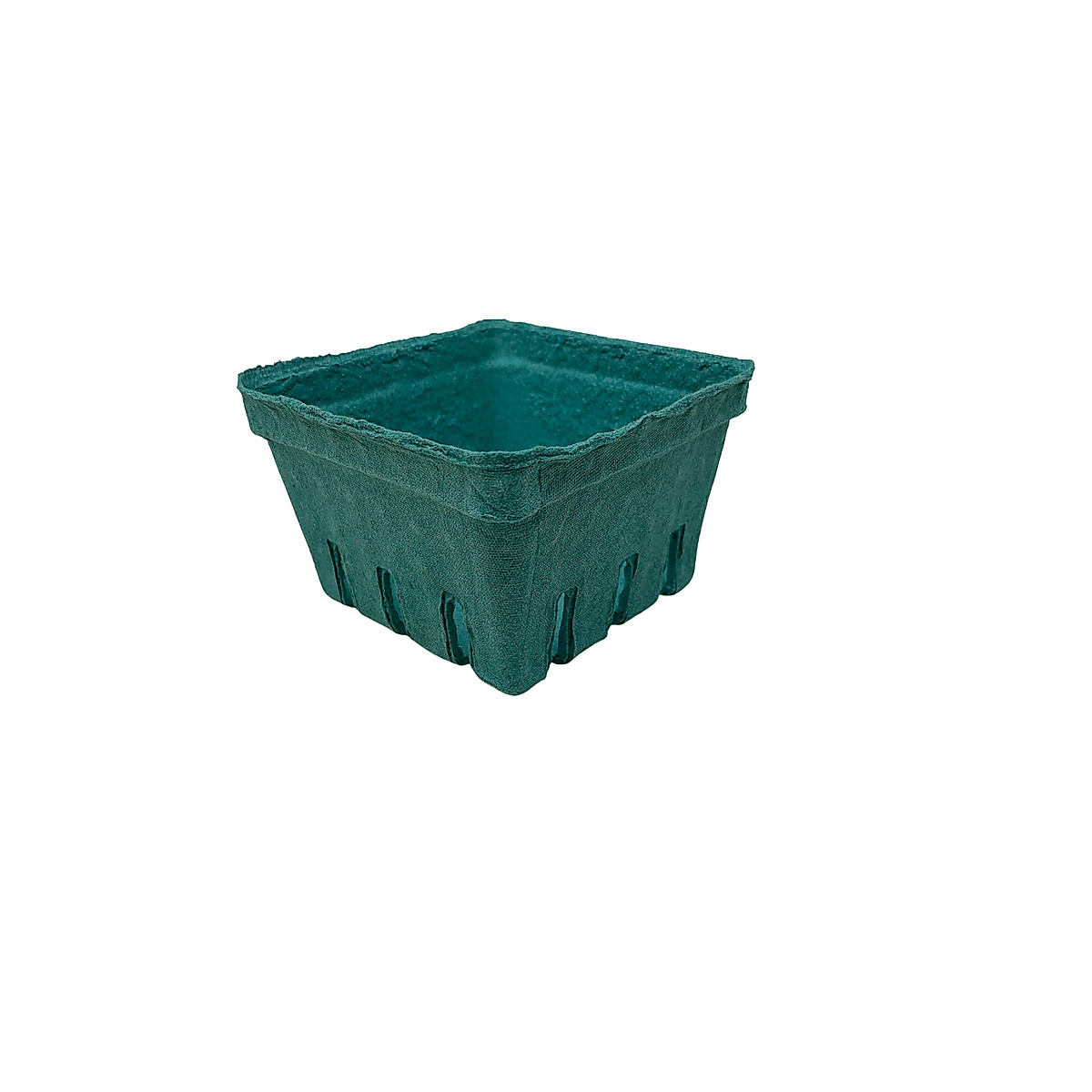 Pint Green Fiber Fruit Berry Pulp Basket Container for Blueberries Strawberry Tomatoes and Produce (10)