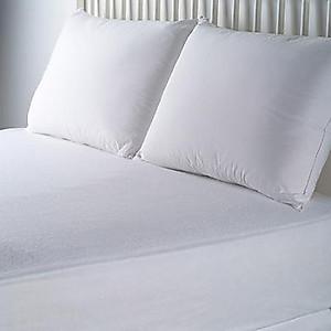 Mainstays Waterproof Fitted Soft Top Mattress Protector, White