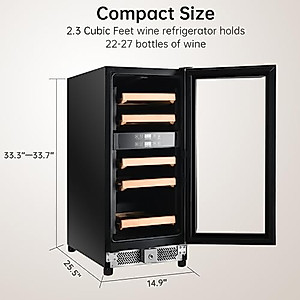 Weili 15 Inch Wine and Beverage Refrigerator
