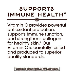 Nature's Way Vitamin C with Rose Hips; 1000 mg Vitamin C per Serving; 250 Capsules