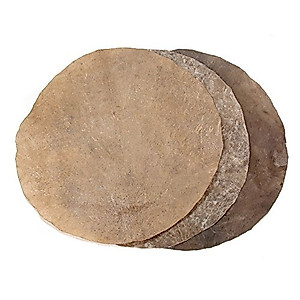 Djembe Drum African Goatskin Replacement Head, Hair-off Goat Skin From Mali